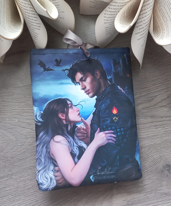 Xaden and Violet Parapet - Book Cover - Fairy & Dragon